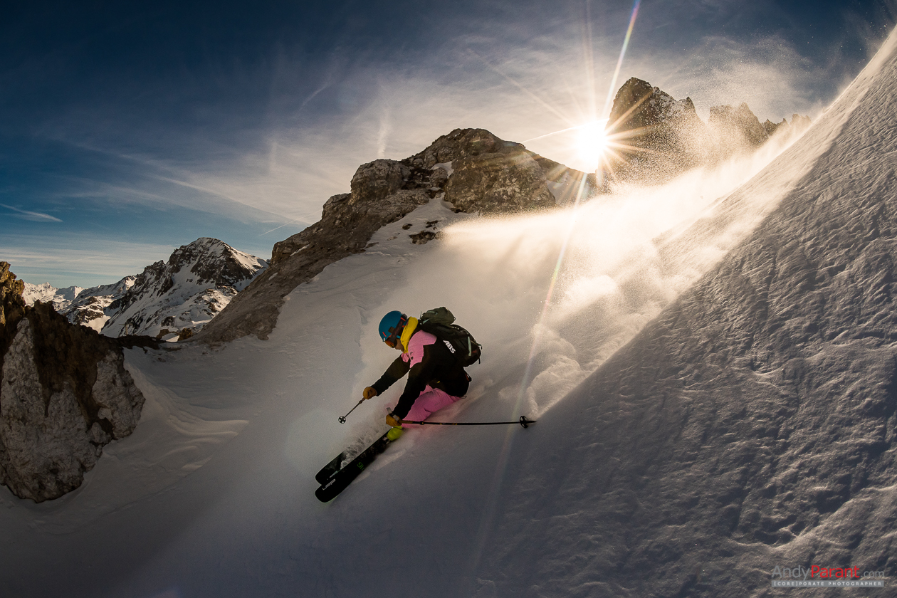 Ski photo shooting à Tignes - Nicolas BOIDEVÉZI